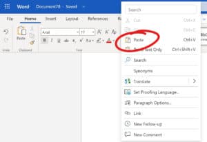 How to Add the Mail/Envelope Symbol in Word?