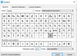 How to Type Square Root Symbol in Word or Excel? - How I Got The Job