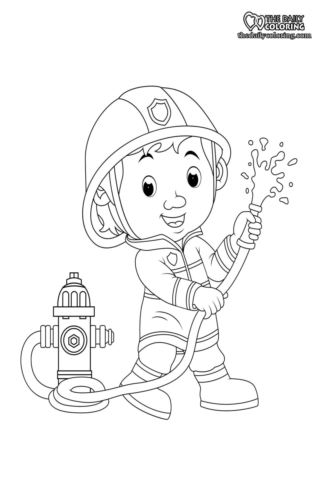 Explore Careers with 25 Fun and Free Jobs Coloring Pages for Kids and ...