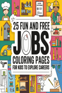 Explore Careers with 25 Fun and Free Jobs Coloring Pages for Kids and ...