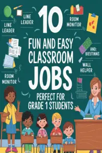 10 Creative and Fun Classroom Jobs for Grade 1 Students