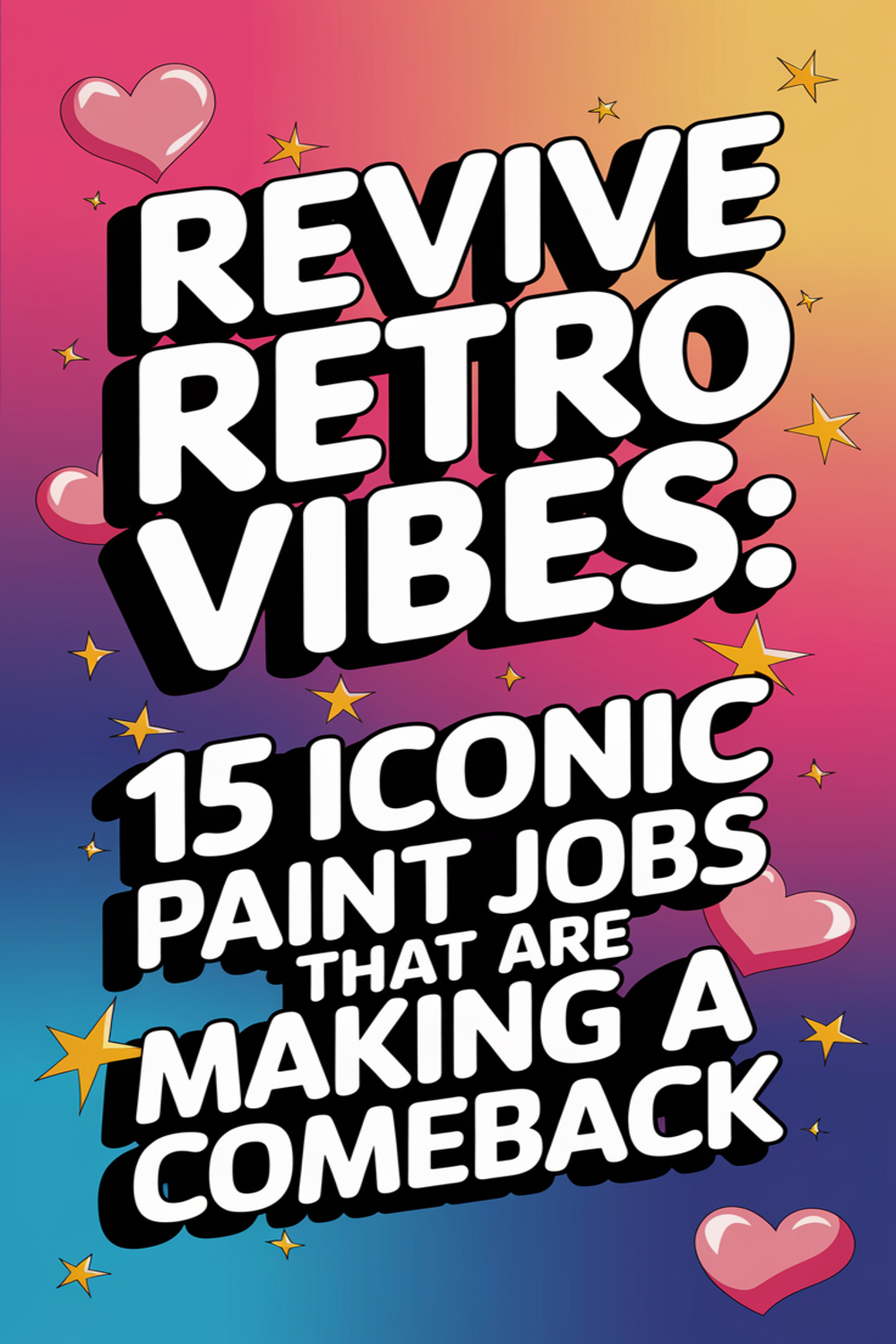 15 Iconic 80s Paint Jobs That Will Inspire Your Next Retro Look