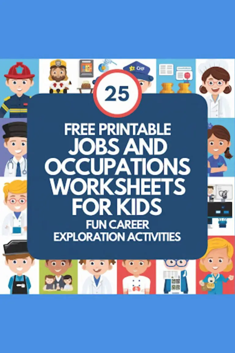 25 Free Printable Jobs and Occupations Worksheets for Kids: Fun Career ...
