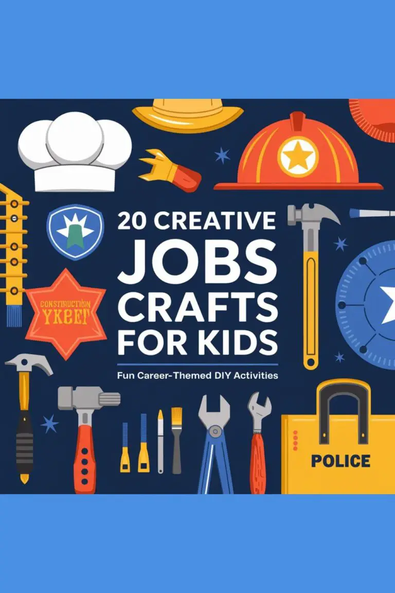 20 Creative Jobs Crafts for Kids: Fun Career-Themed DIY Projects