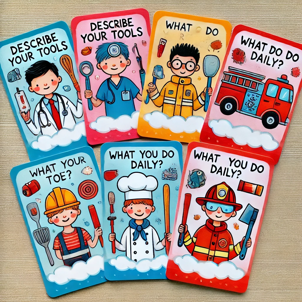 20 Fun and Engaging Jobs Speaking Cards for Interactive Learning 🗣️