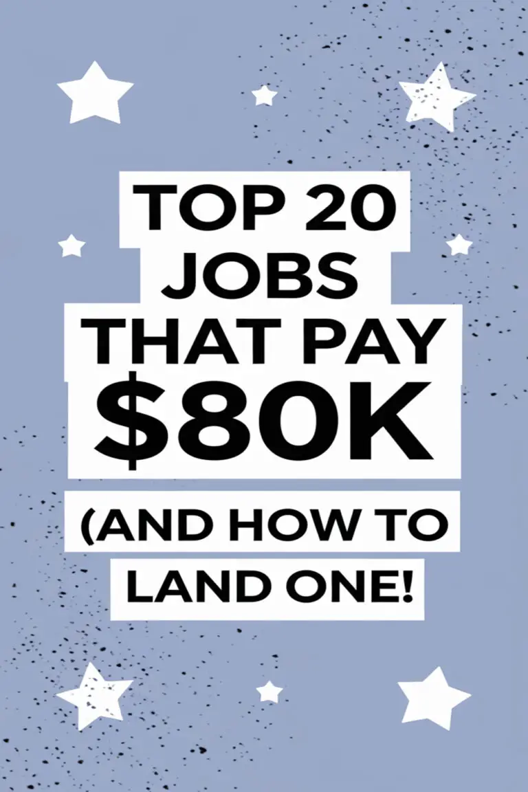 20 High-Paying Jobs That Pay $80K or More (And How to Land One)