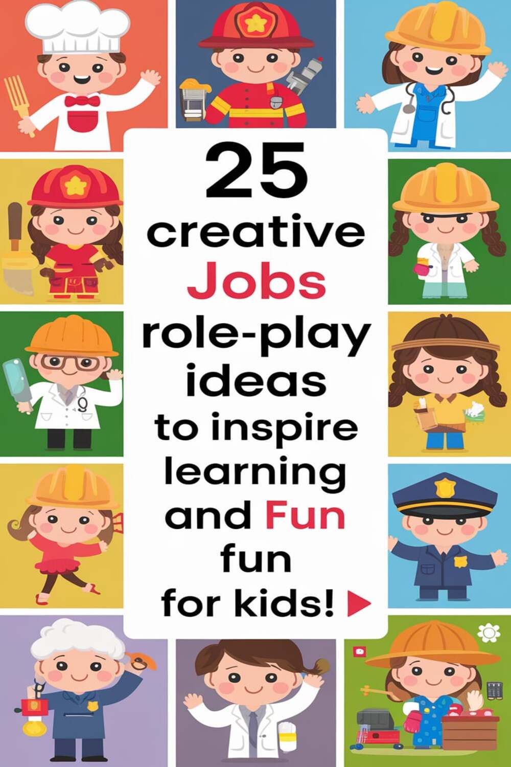 25 Fun and Educational Jobs Role-Play Ideas for Kids 🎭