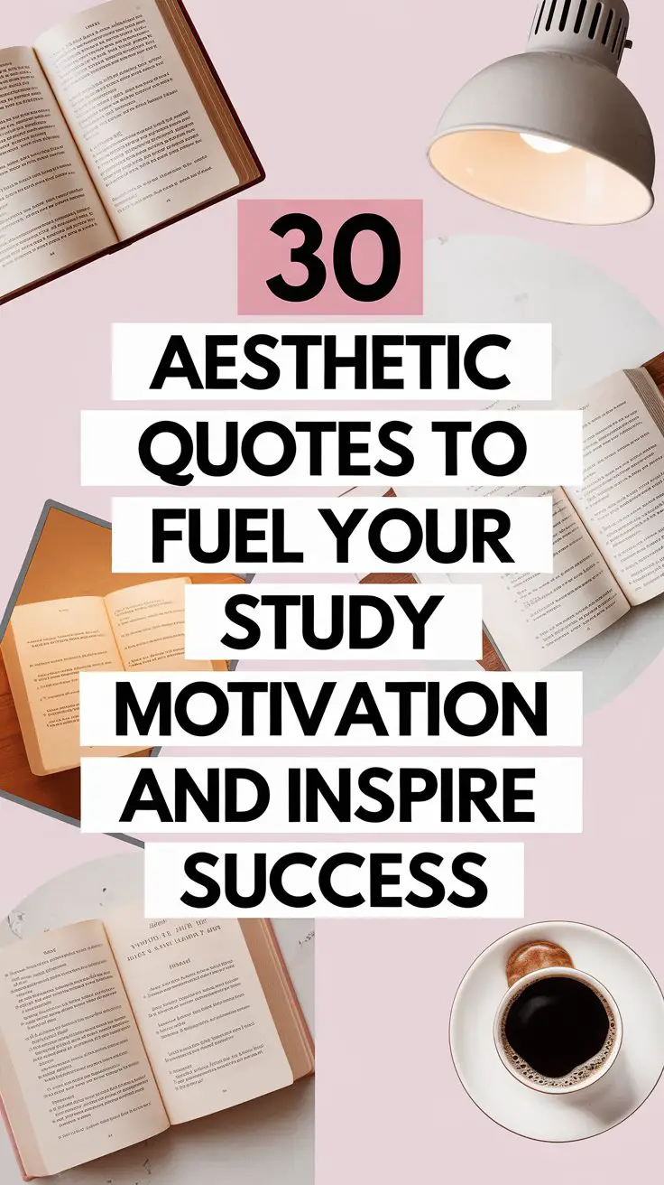 30 Aesthetic Quotes to Fuel Your Study Motivation and Inspire Success