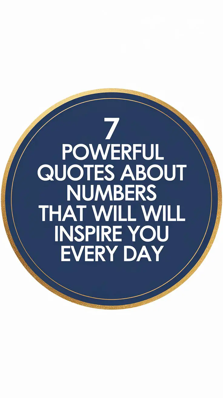 7 Powerful Quotes About Numbers That Will Inspire You Every Day