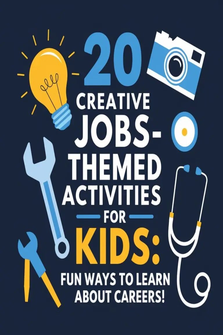 20 Fun and Creative Jobs Kids Activities to Spark Career Curiosity