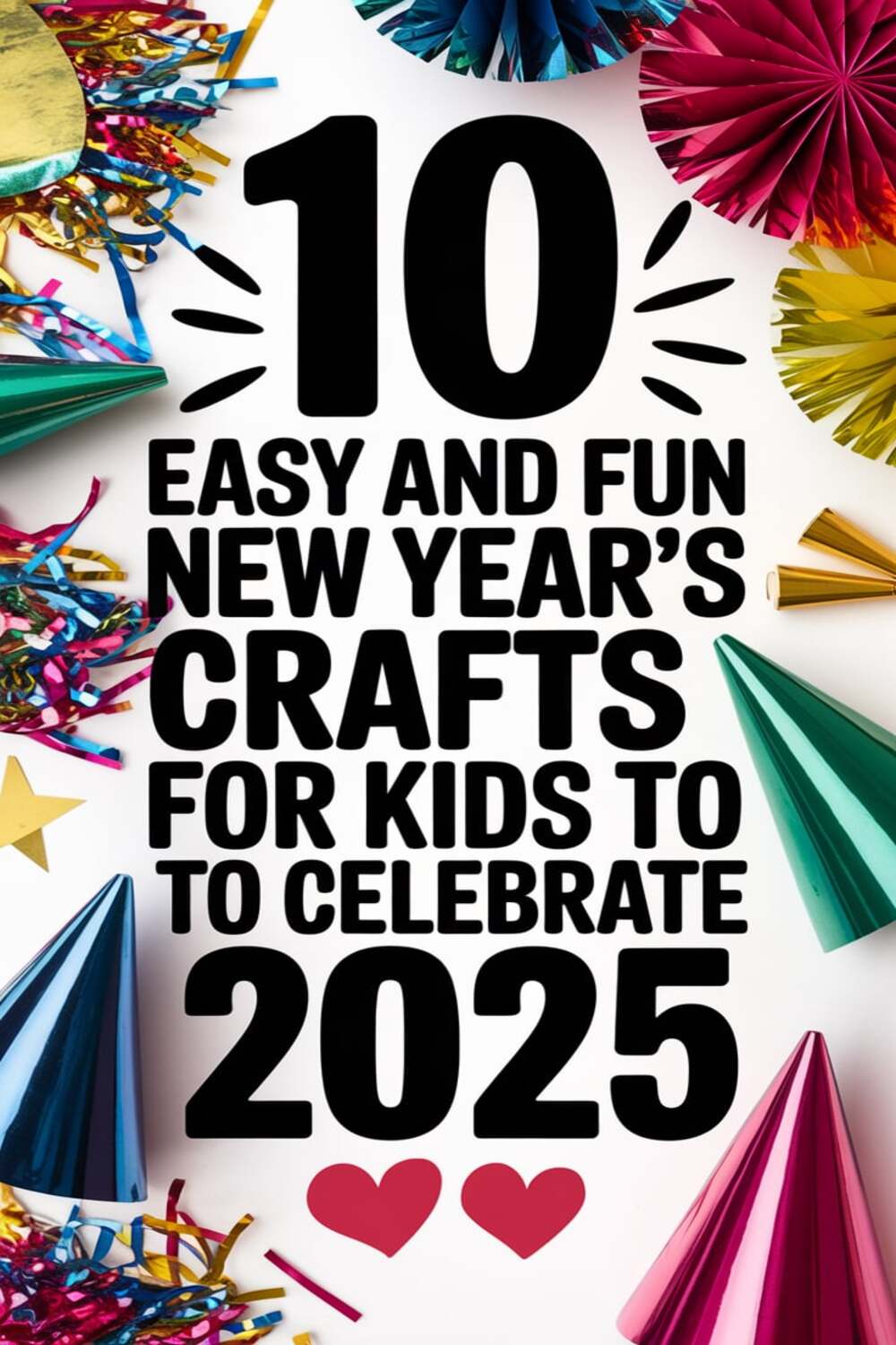 10 Fun and Easy New Year’s Crafts for Kids to Ring in 2025
