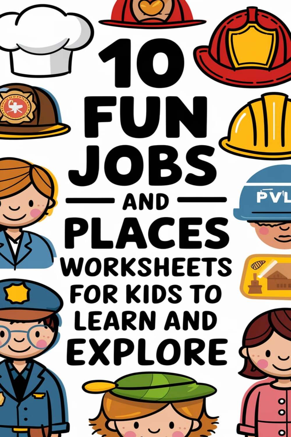 10 Fun Jobs and Places Worksheets for Kids to Learn and Explore