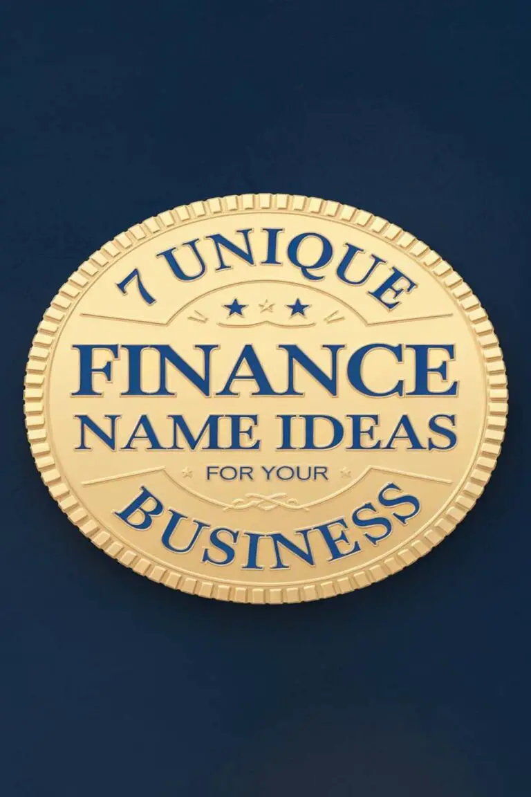 7 Unique Finance Name Ideas for Your Business That Inspire Trust and ...