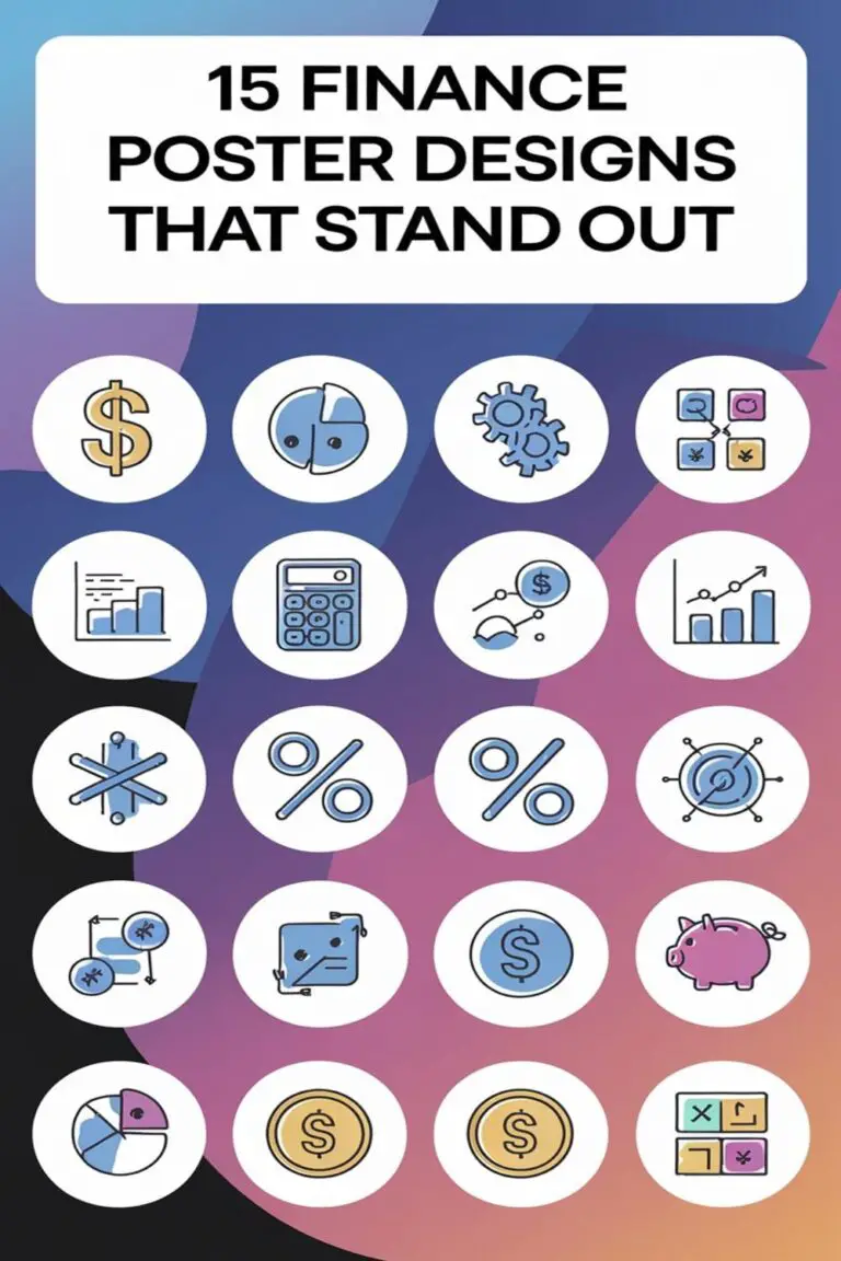 15 Finance Poster Designs That Stand Out: Creative Ideas to Inspire ...