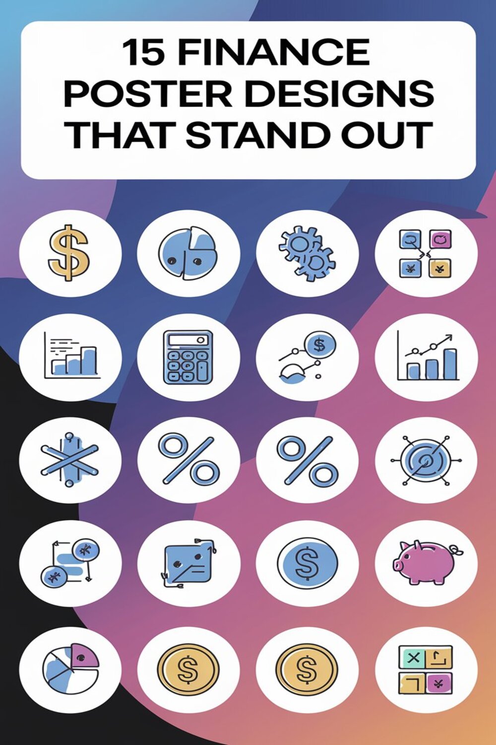 15 Finance Poster Designs That Stand Out: Creative Ideas to Inspire ...