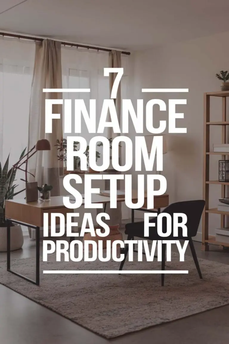 7 Finance Room Setup Ideas for Productivity You’ll Love