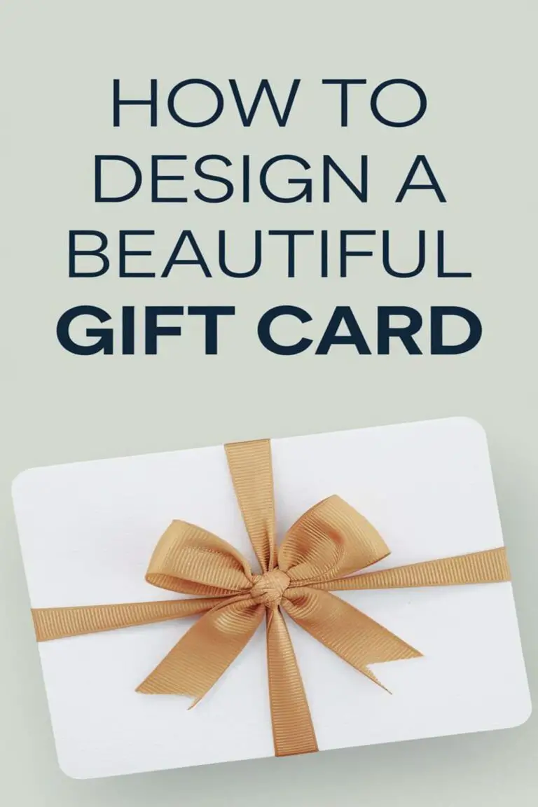 How to Design a Beautiful Gift Card: Creative Ideas & Tips for Stunning ...