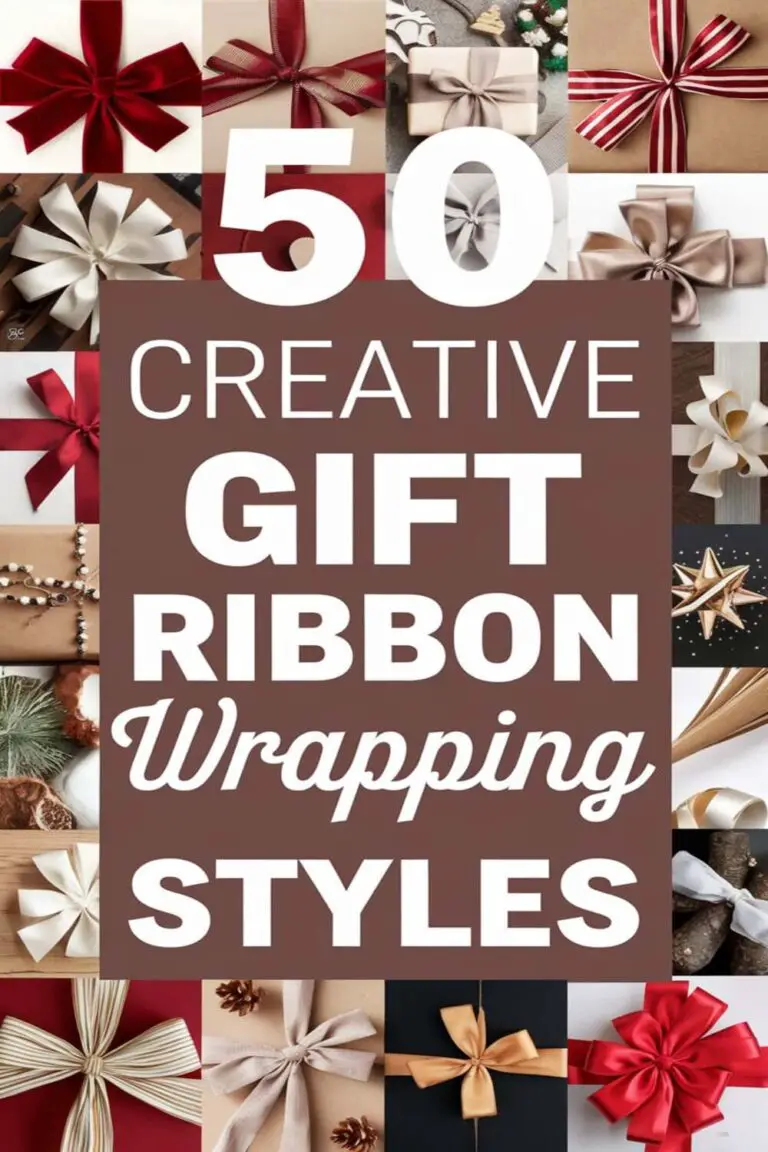 50 Creative Gift Ribbon Wrapping Styles to Make Your Presents Stand Out