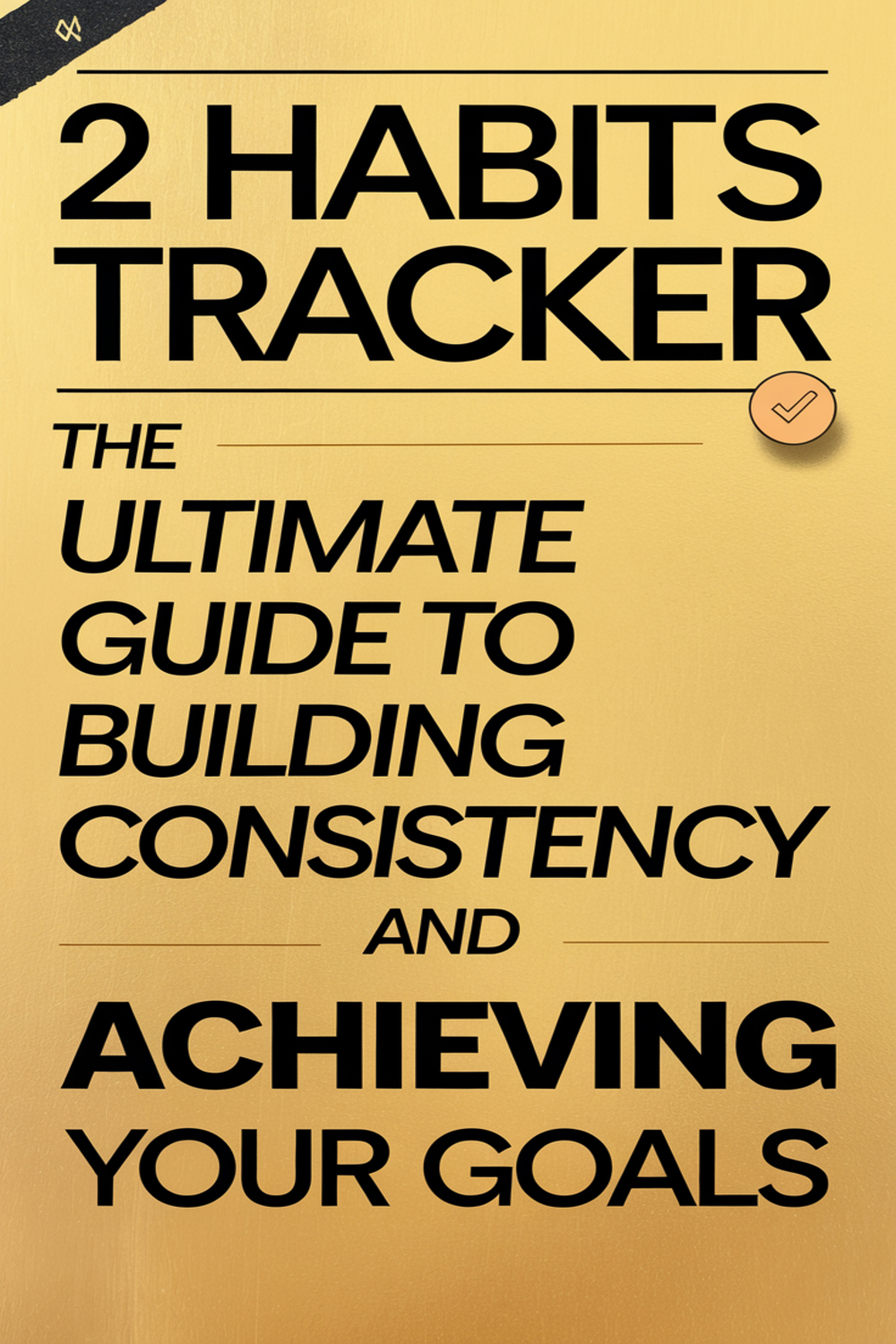2 Habits Tracker: A Simple Tool to Boost Your Daily Routine and Achieve ...