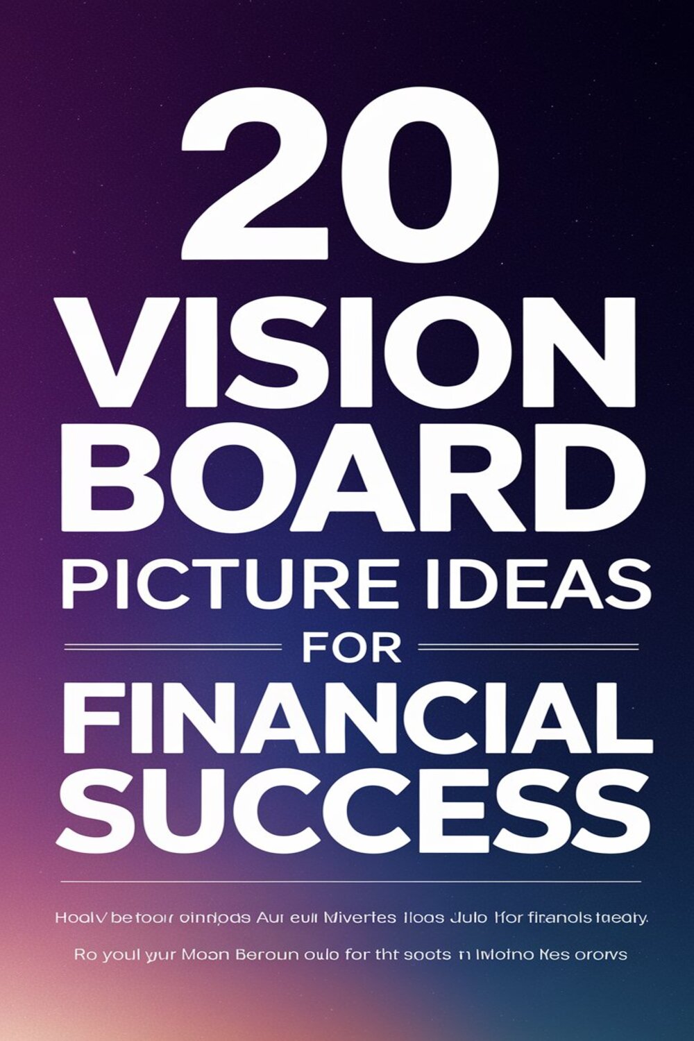 20 Vision Board Picture Ideas for Financial Success to Inspire Your ...