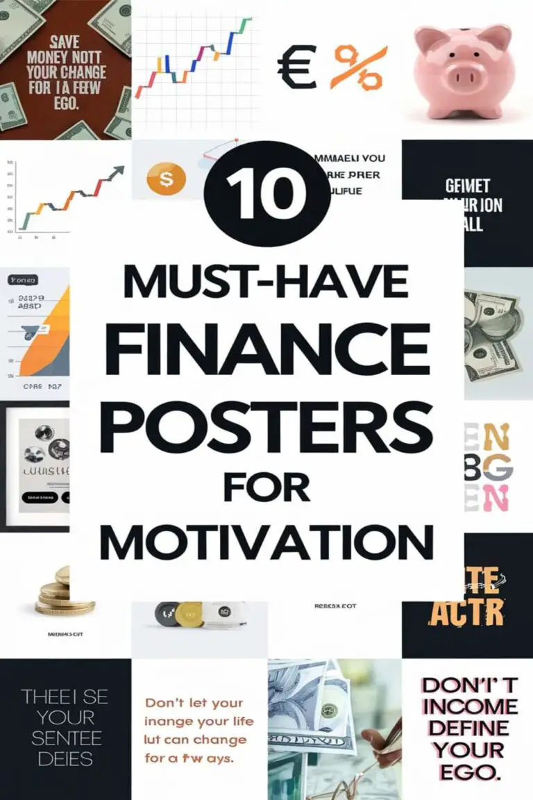10 Must-Have Finance Posters for Motivation to Achieve Your Money Goals