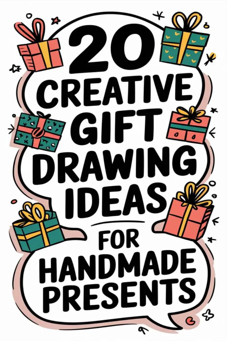 20 Creative Gift Drawing Ideas for Handmade Presents That Are Easy and ...