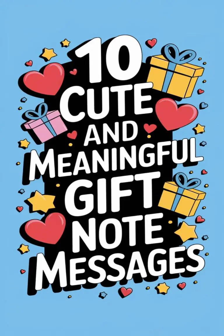 10 Cute and Meaningful Gift Note Messages to Make Your Presents Extra ...