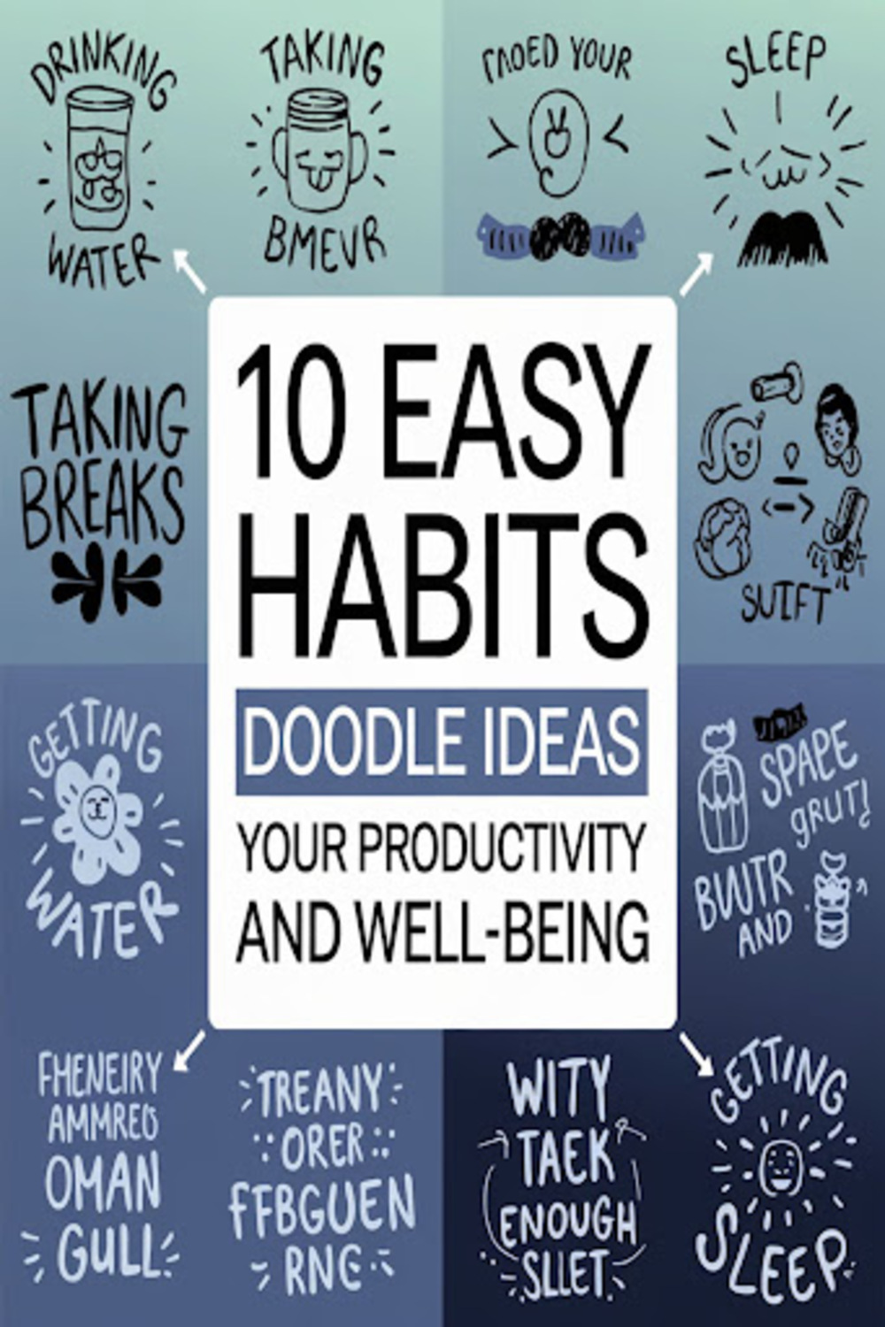 10 Easy Habits Doodle Ideas to Boost Your Productivity and Well-Being