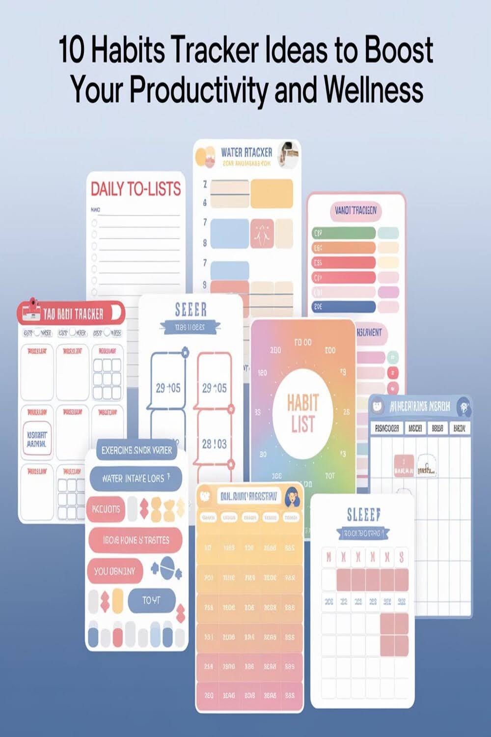 10 Habits Tracker Ideas to Boost Your Productivity and Wellness