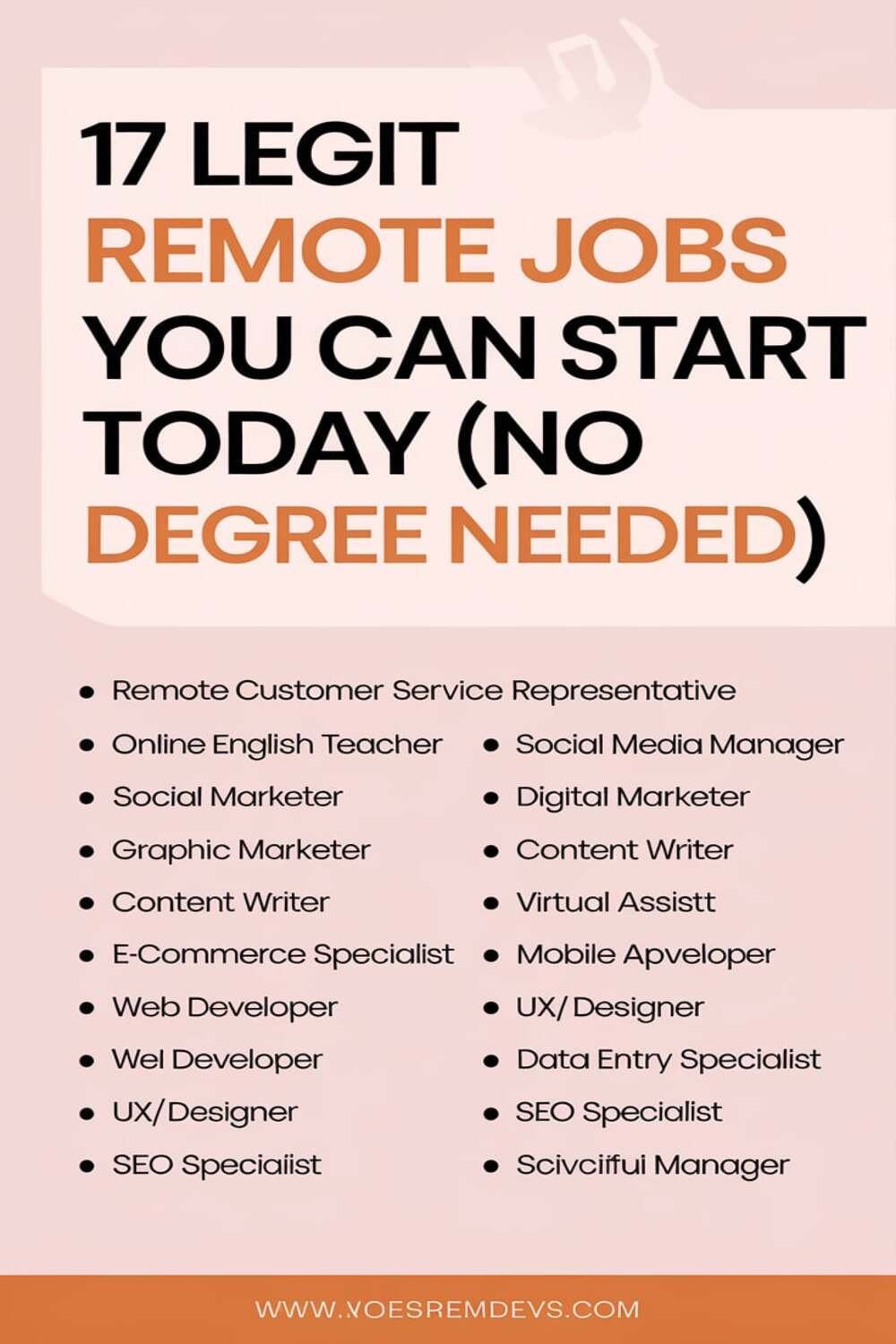 17 Legit Remote Jobs You Can Start Today (No Degree Needed!)
