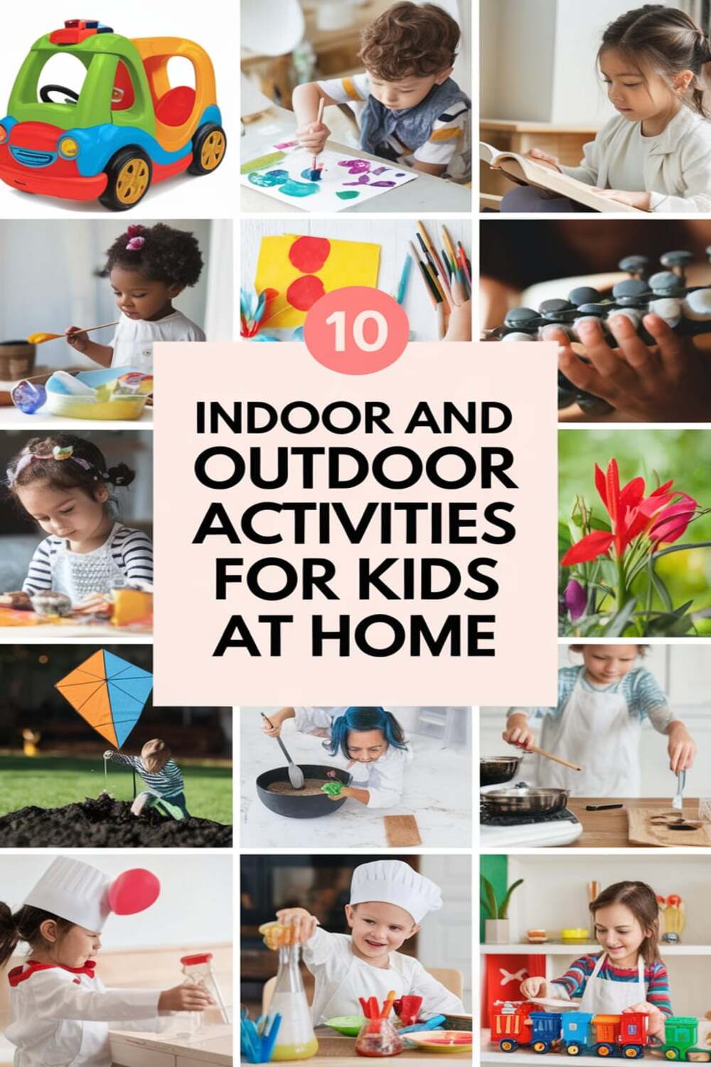 10 Fun Indoor & Outdoor Activities for Kids at Home - Easy & Creative ...