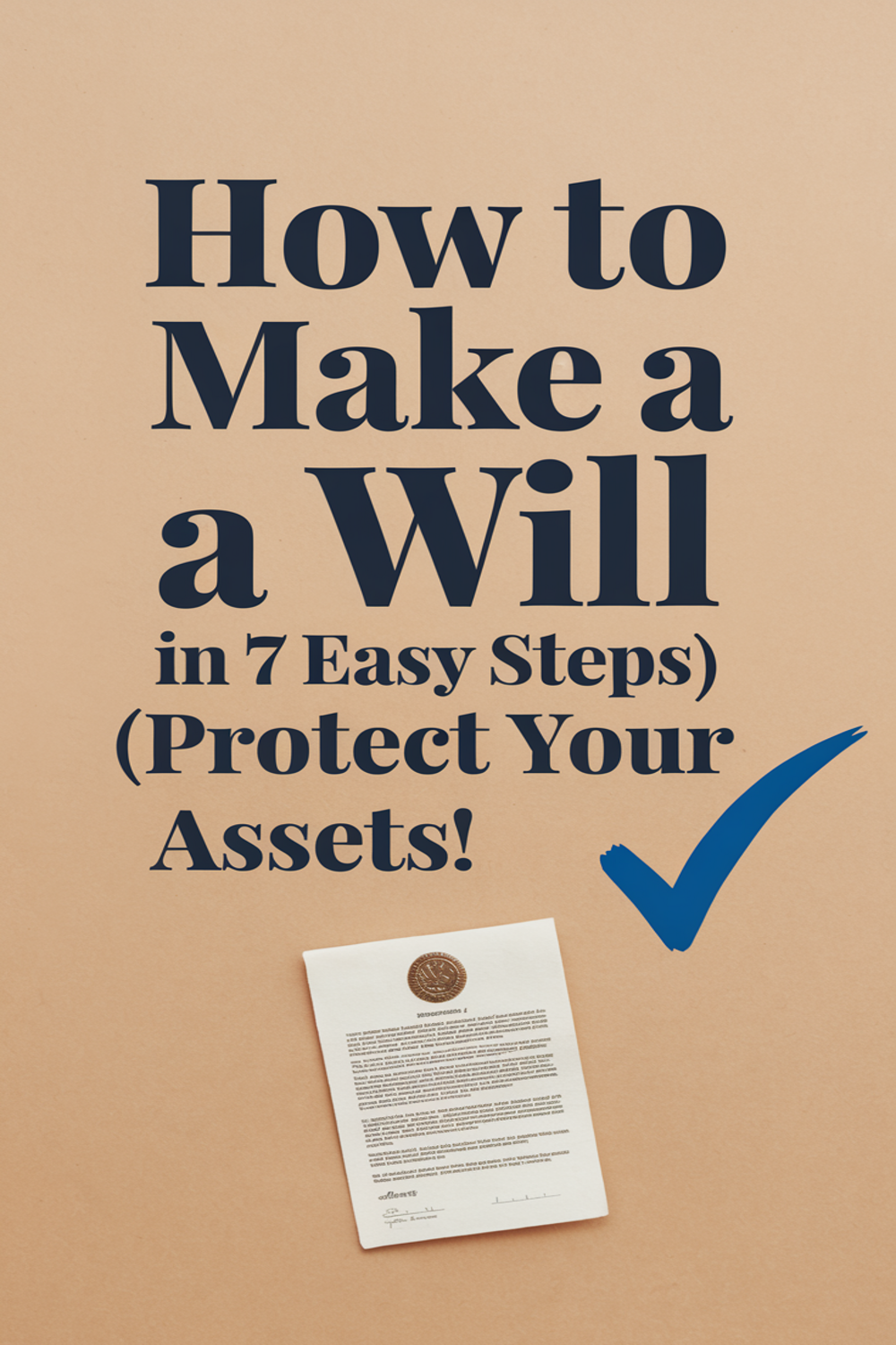 How to Make a Will in 7 Easy Steps (Protect Your Assets!)